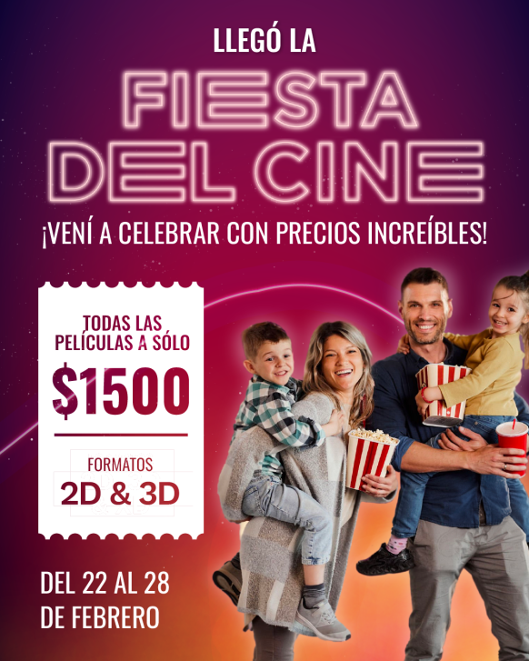 En Febrero Regresa el Evento más esperado, vuelve la Fiesta del Cine, Vol. 3